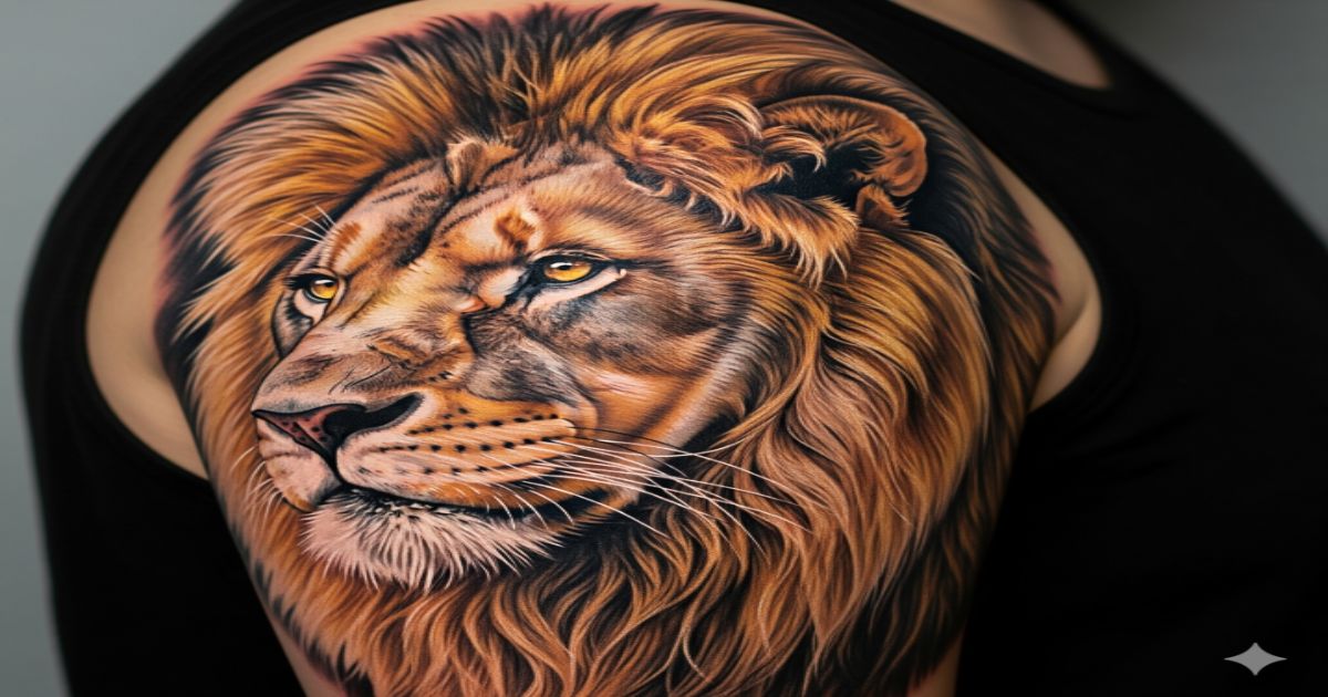 Significado da tatuagem de leão e sua ligação com força e coragem